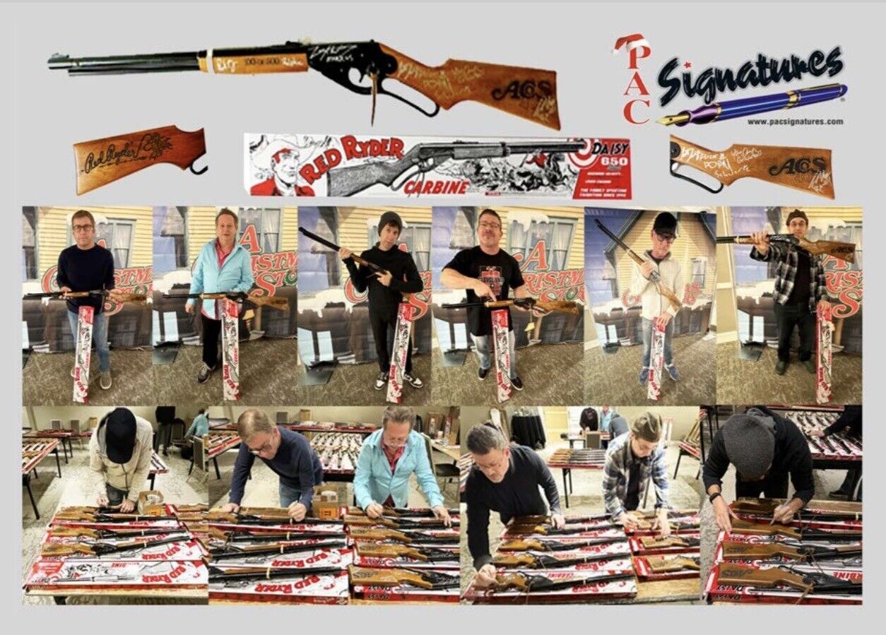 A Christmas Story Autographed 40th Anniversary Red Ryder BB Gun Signed ...